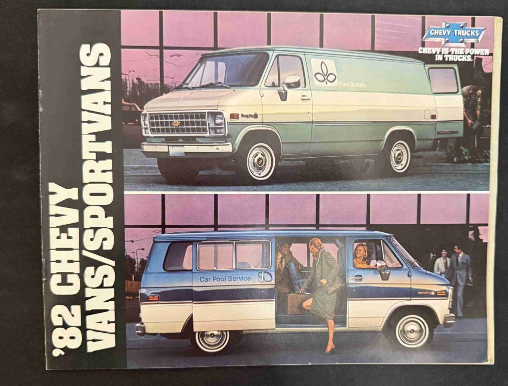 1982 Chevrolet Vans Sales Catalog | Merrick Auto Museum