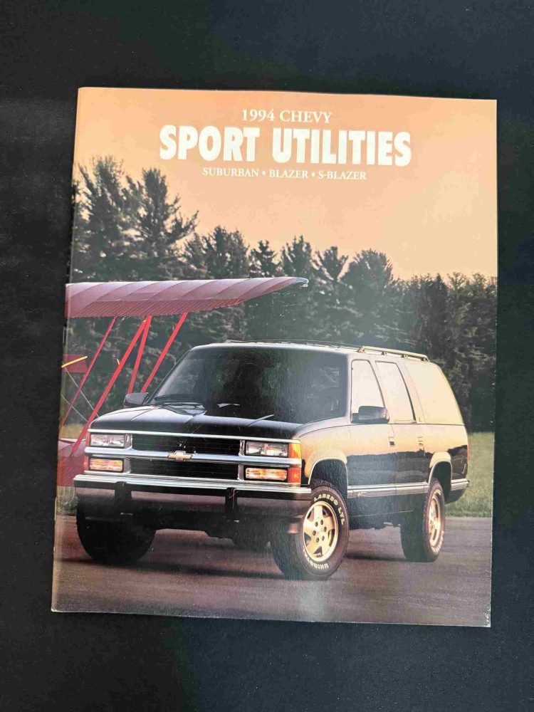 1994 Chevrolet Sport Utility Sales Catalog | Merrick Auto Museum