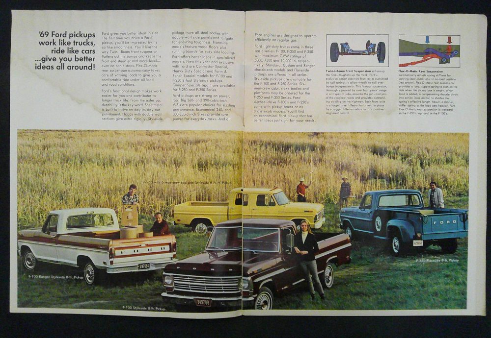 1969 Ford Pickups sales catalog - Merrick Auto Museum