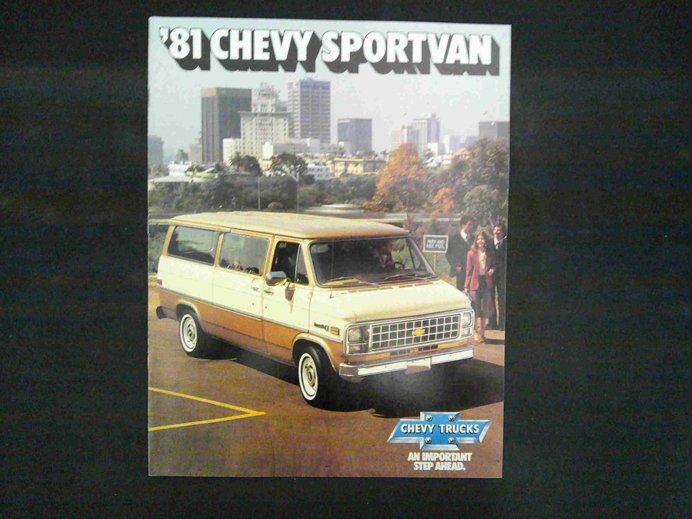 1981 Chevrolet Sportvan Sales Catalog | Merrick Auto Museum