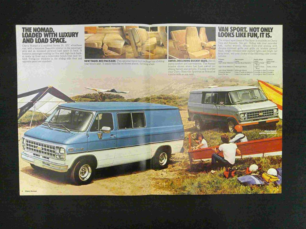 1981 Chevrolet Sportvan Sales Catalog | Merrick Auto Museum