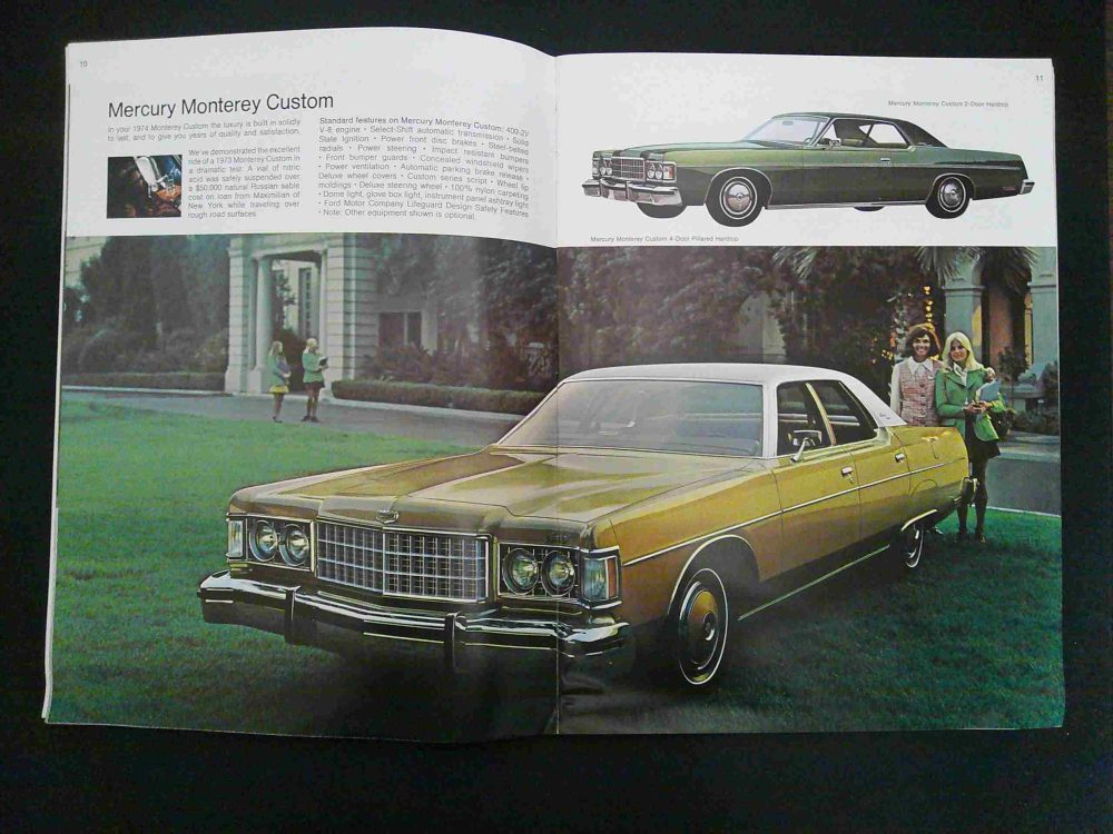 1974 Mercury Sales Catalog | Merrick Auto Museum