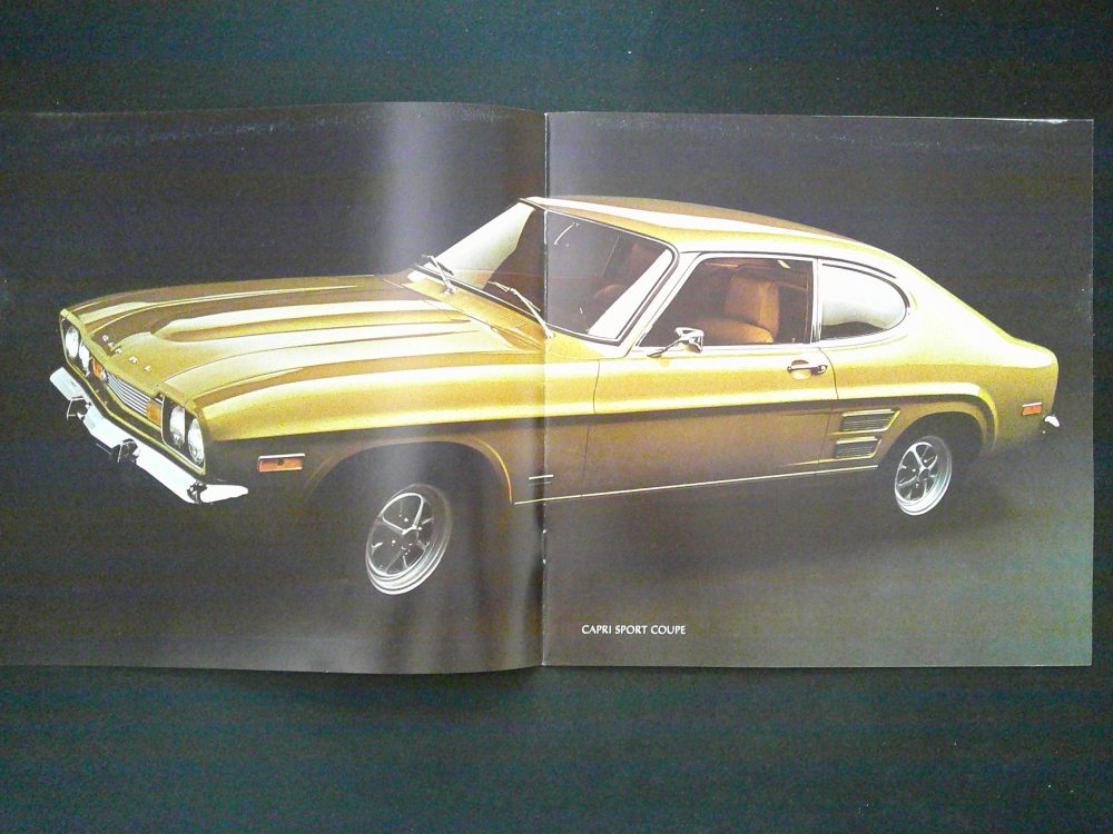 1972 Mercury Capri Sales Catalog | Merrick Auto Museum