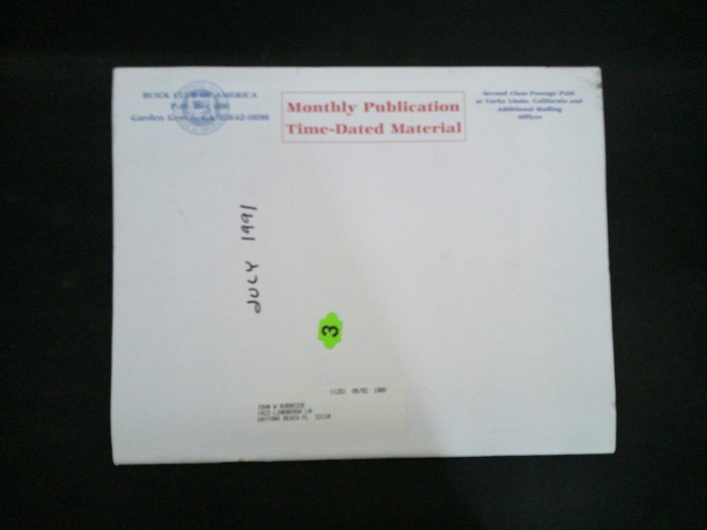 Buick Bugle – July 1991 (Vol. 26, No. 3) - Merrick Auto Museum