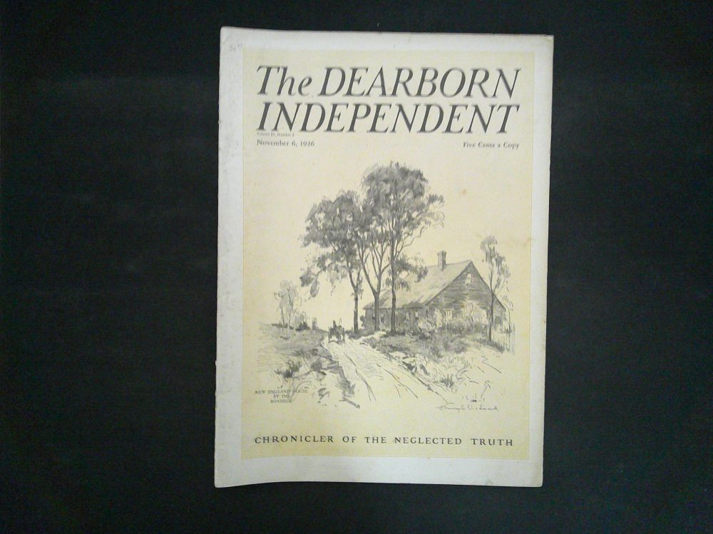 The Dearborn Independent, Nov. 6, 1926 - Merrick Auto Museum