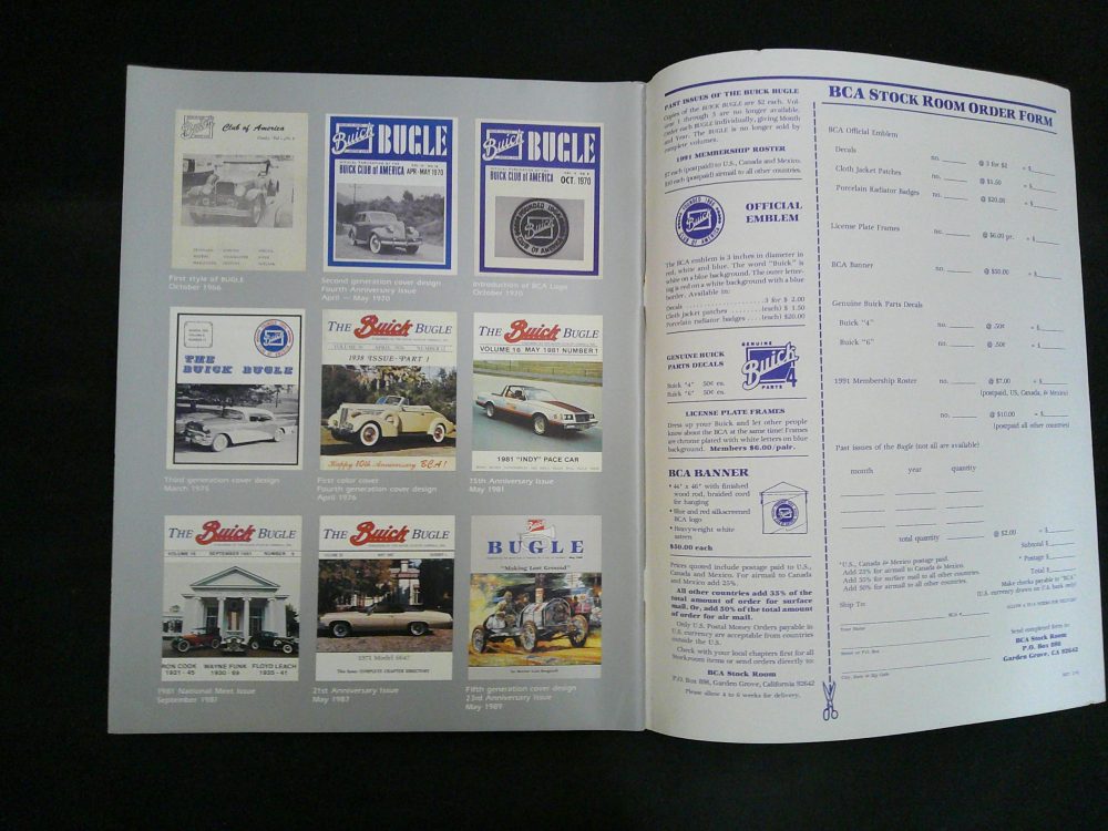 Buick Bugle – May 1991 (Vol. 26, No. 1) | Merrick Auto Museum