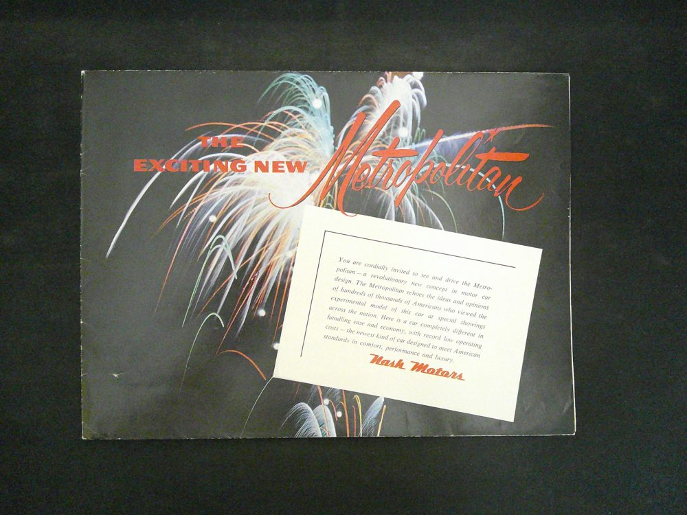 1955 Hudson Metropolitan Sales Folder | Merrick Auto Museum