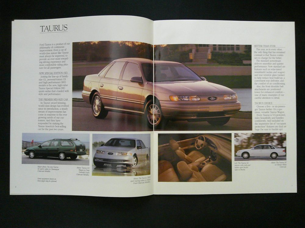1995 Ford Cars Sales Catalog | Merrick Auto Museum