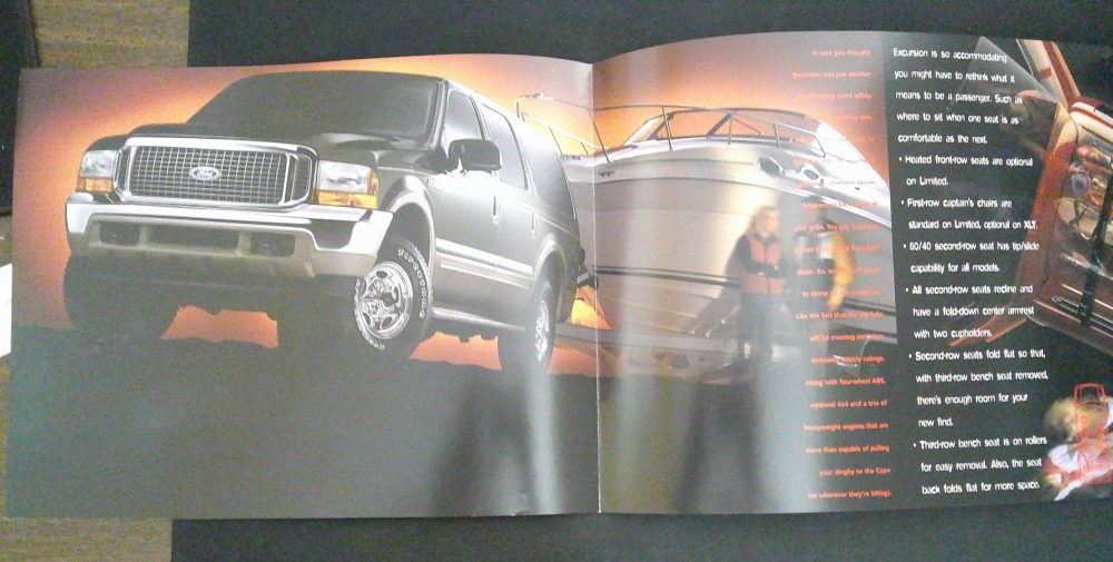 2000 Ford Excursion Sales Folder | Merrick Auto Museum