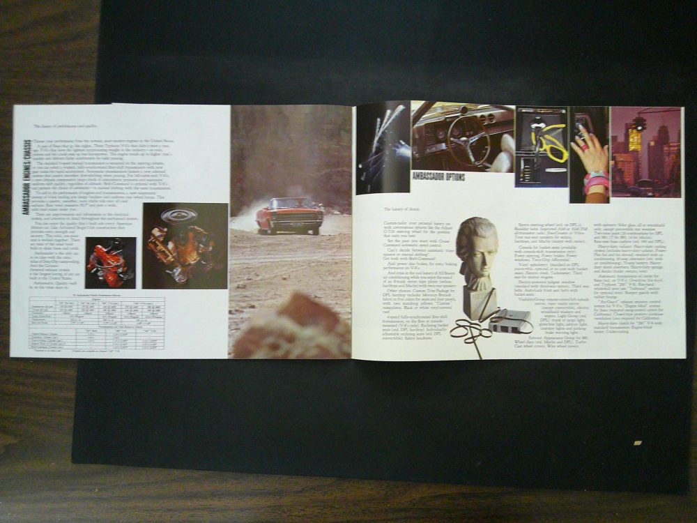 1967 AMC Ambassador Sales Catalog | Merrick Auto Museum