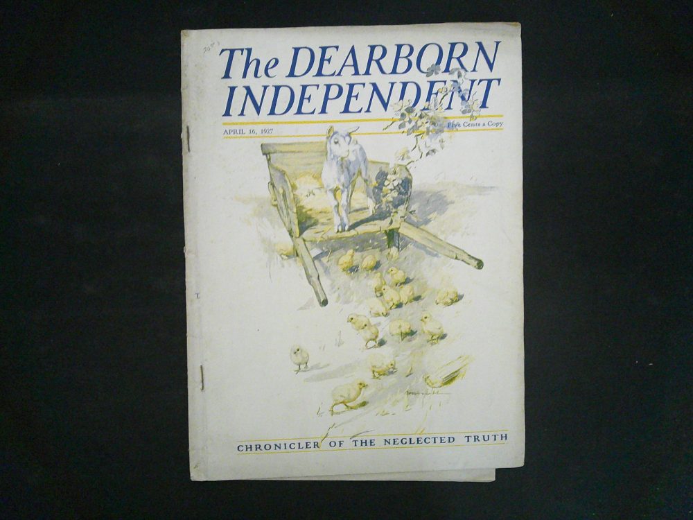 The Dearborn Independent, April 16, 1927 - Merrick Auto Museum
