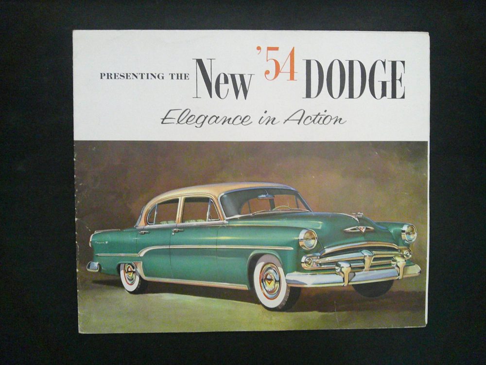 1954 Dodge Sales Catalog | Merrick Auto Museum