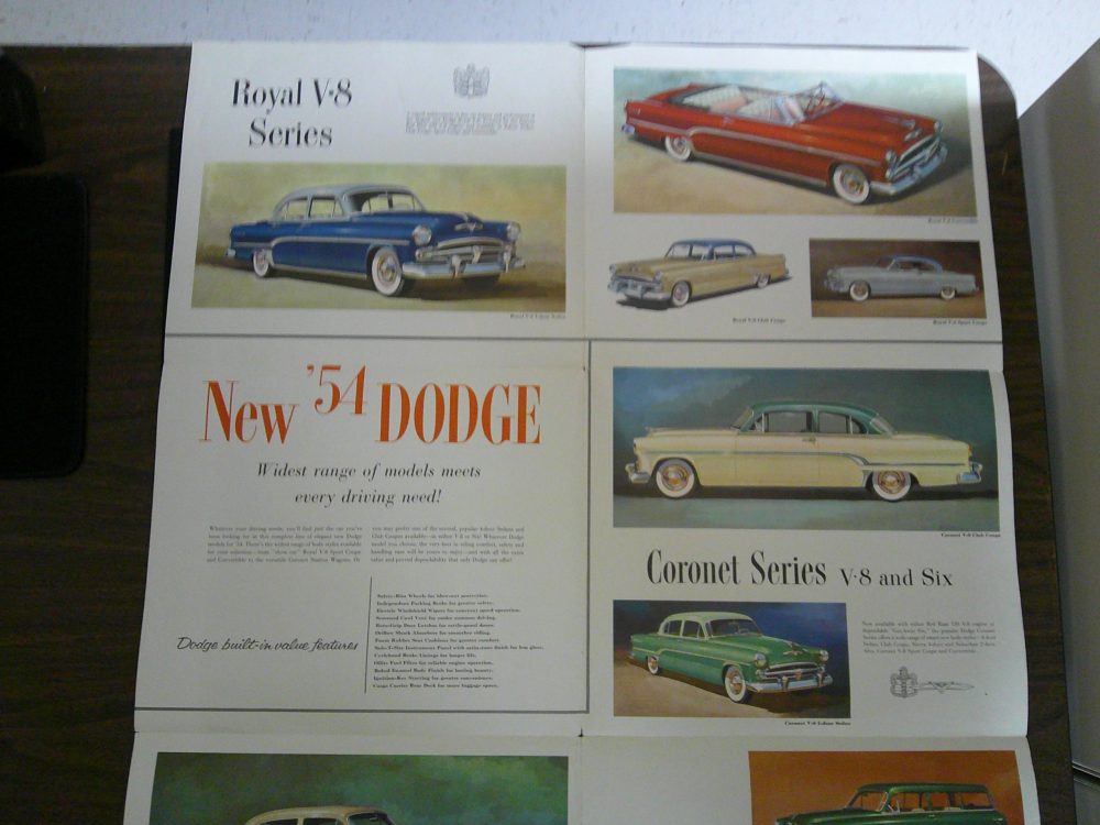 1954 Dodge Sales Catalog | Merrick Auto Museum