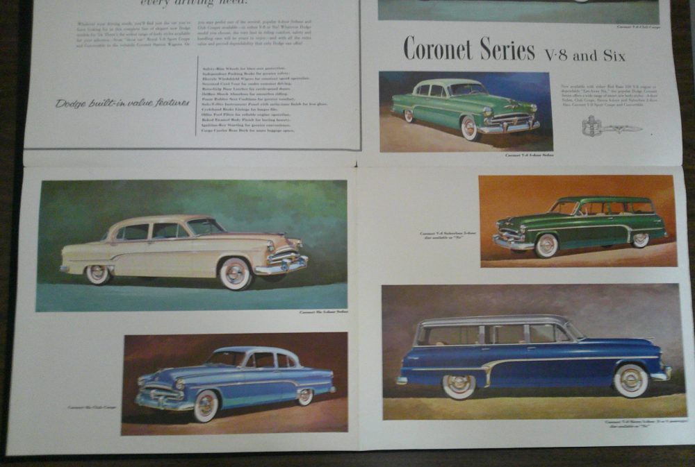 1954 Dodge Sales Catalog | Merrick Auto Museum
