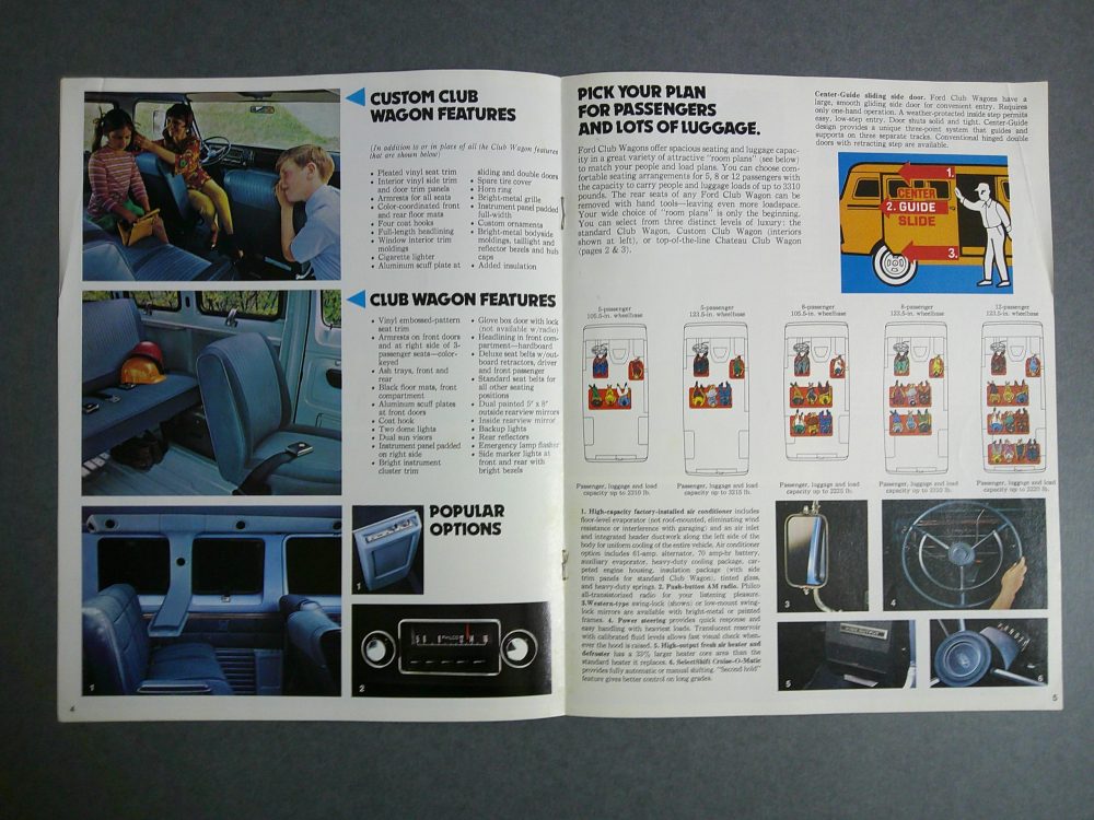 1974 Ford Club Wagons Sales Catalog - Merrick Auto Museum