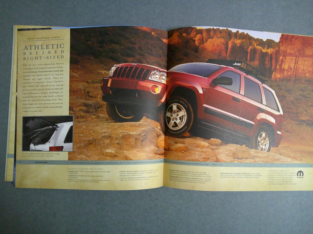 2005 Jeep Grand Cherokee Sales Catalog | Merrick Auto Museum