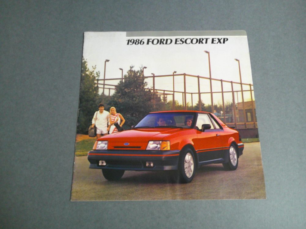 1986 Ford Escort Exp Sales Catalog | Merrick Auto Museum