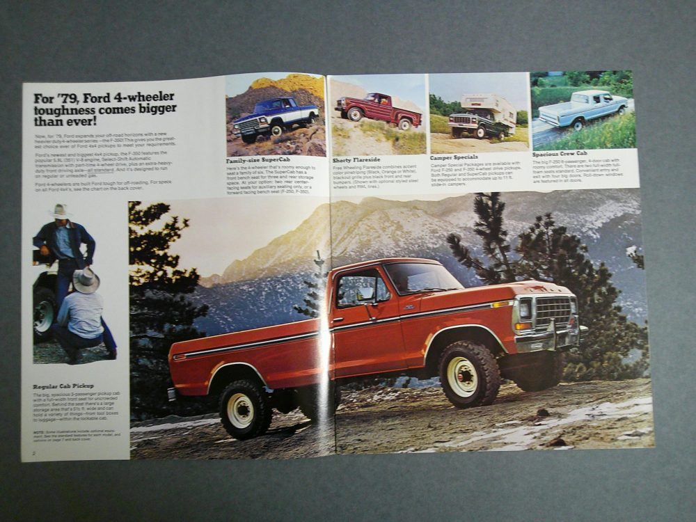 1979 Ford 4-Wheelers Sales Catalog | Merrick Auto Museum