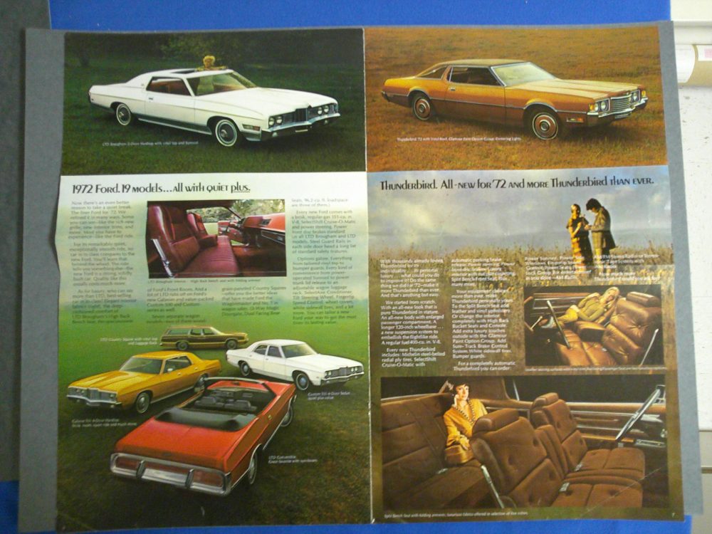 1972 Ford Sales Catalog | Merrick Auto Museum