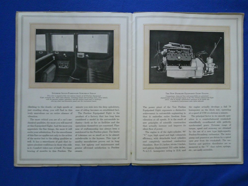 1925 Peerless Equipoised Eight Sales Catalog | Merrick Auto Museum