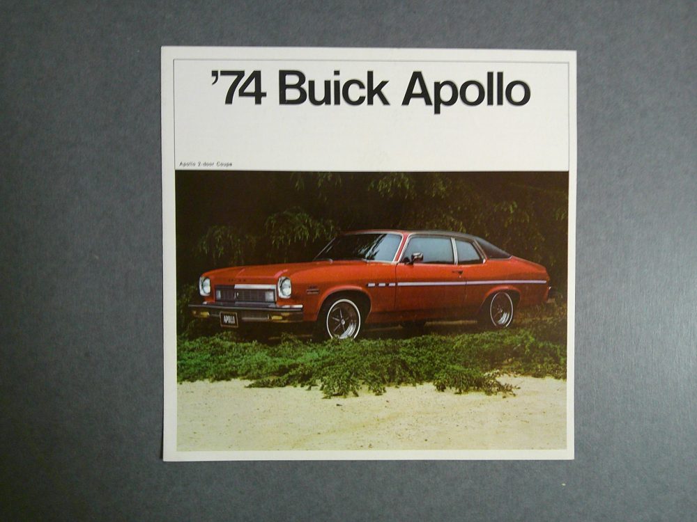 1974 Buick Apollo Sales Folder | Merrick Auto Museum