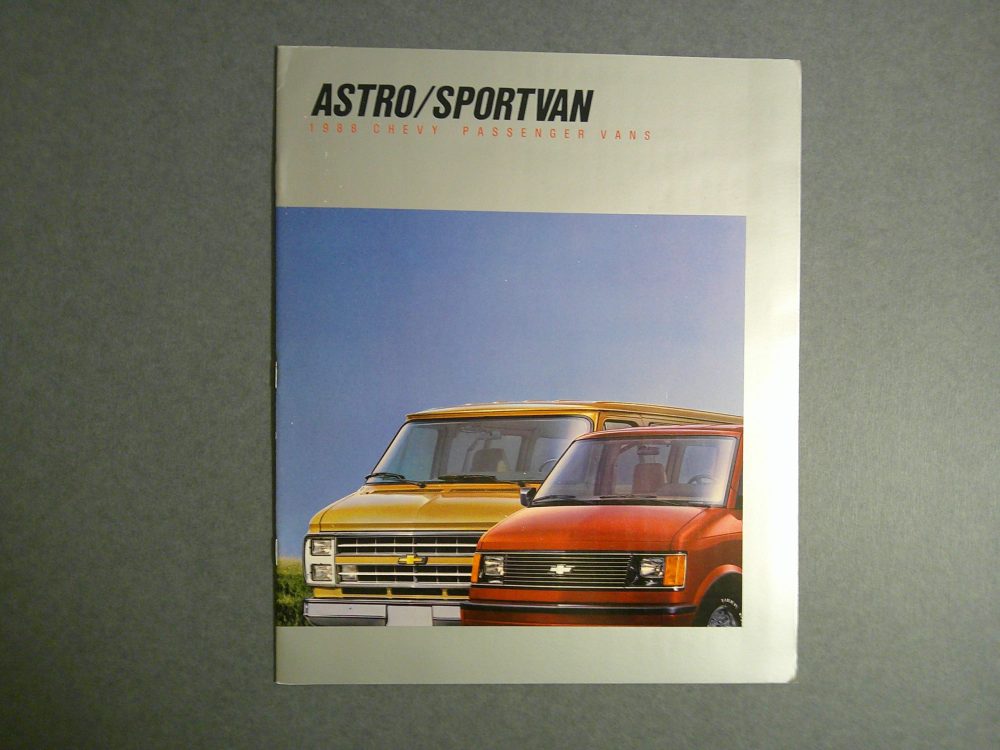 1988 Chevrolet Astro/Sportvan Sales Catalog | Merrick Auto Museum
