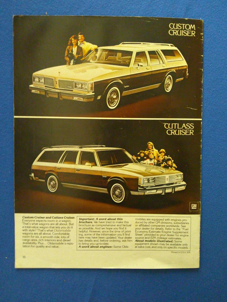 1982 Oldsmobile Sales Catalog | Merrick Auto Museum