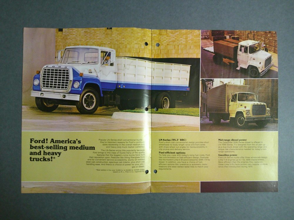 1980 Ford L-Line 600 thru 7000 Series Sales Catalog | Merrick Auto Museum
