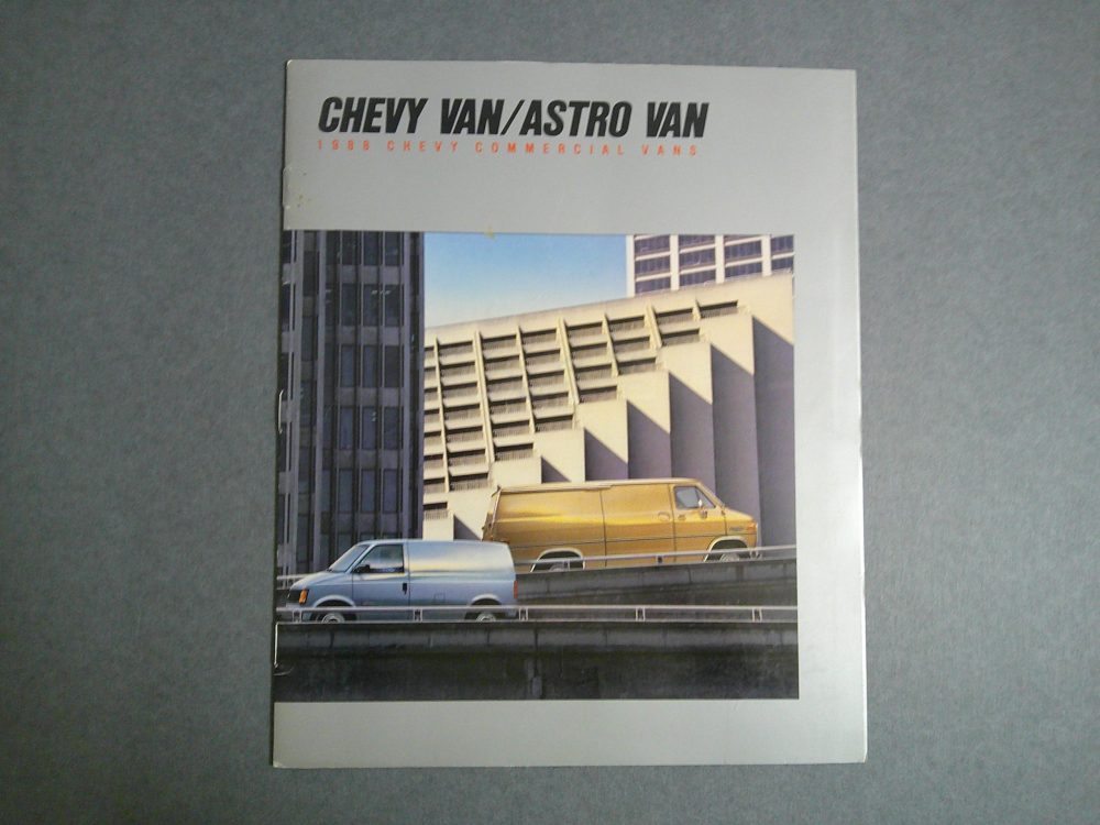 1988 Chevrolet Chevy Van/Astro Van Sales Catalog | Merrick Auto Museum