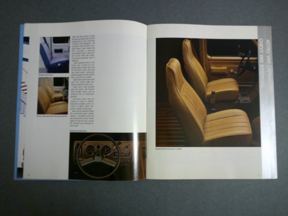 1988 Chevrolet Chevy Van/Astro Van Sales Catalog | Merrick Auto Museum