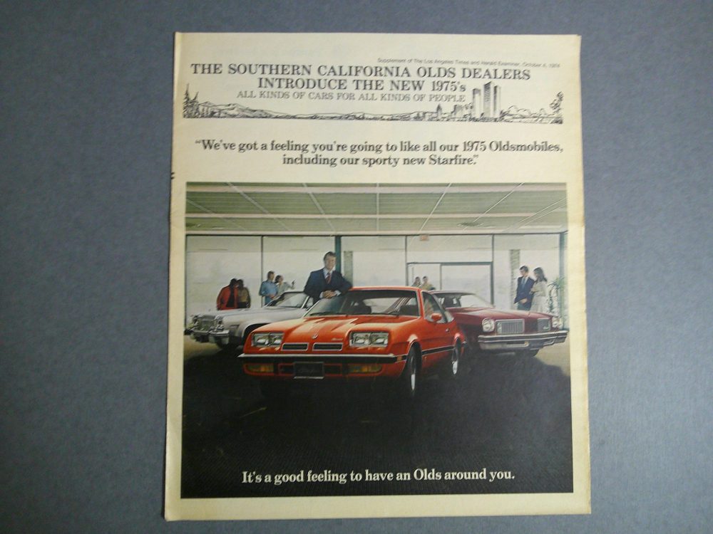1975 Oldsmobile Sales Ad | Merrick Auto Museum