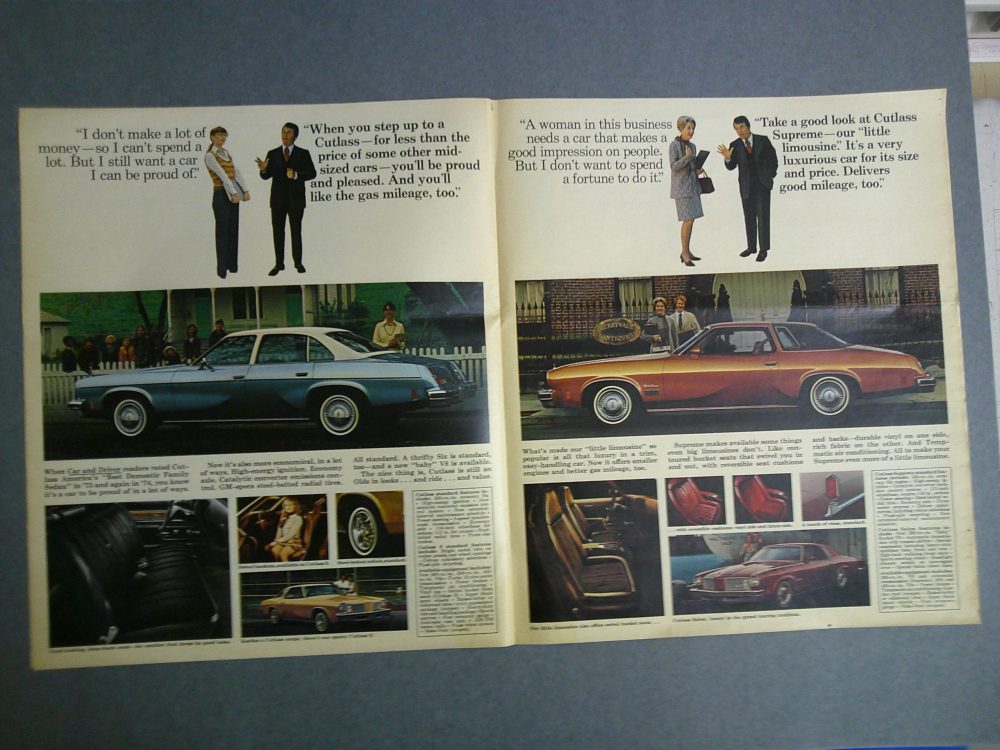 1975 Oldsmobile Sales Ad | Merrick Auto Museum