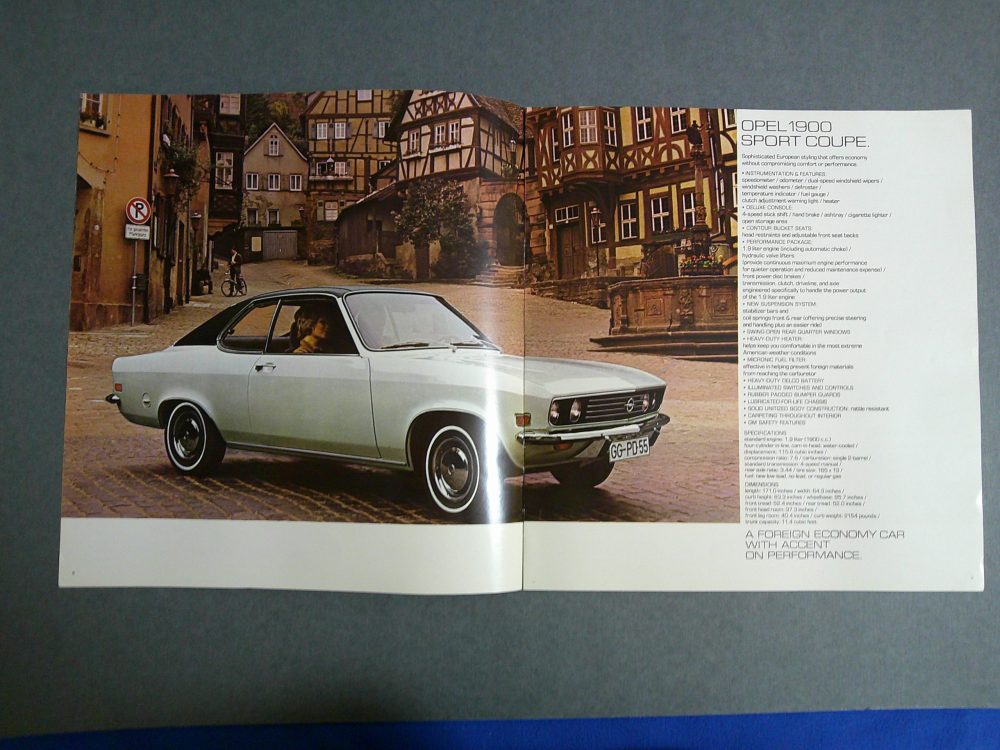 1971 Buick Opel Sales Catalog | Merrick Auto Museum