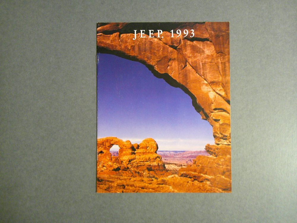1993 Jeep Sales Catalog | Merrick Auto Museum