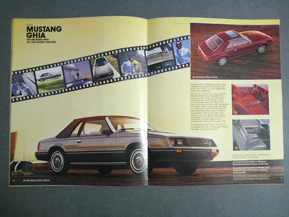 1981 Ford Mustang Sales Catalog | Merrick Auto Museum