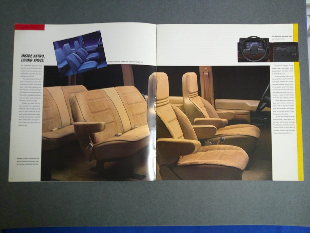 1986 Chevrolet Astro Sales Catalog | Merrick Auto Museum