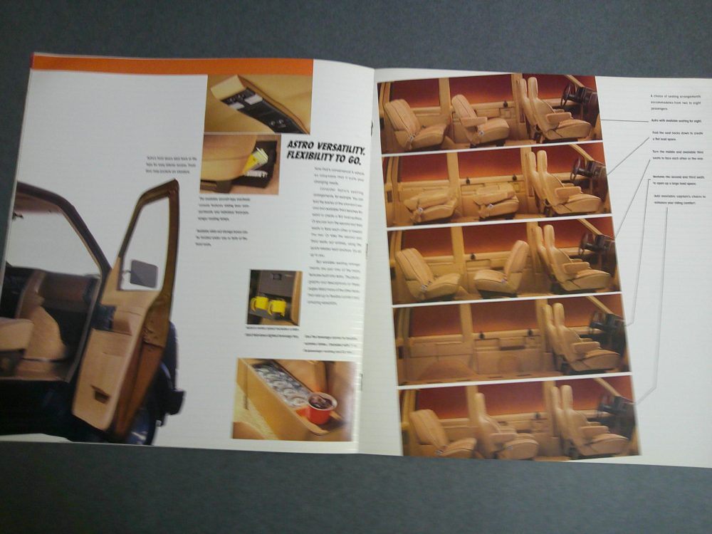 1986 Chevrolet Astro Sales Catalog | Merrick Auto Museum