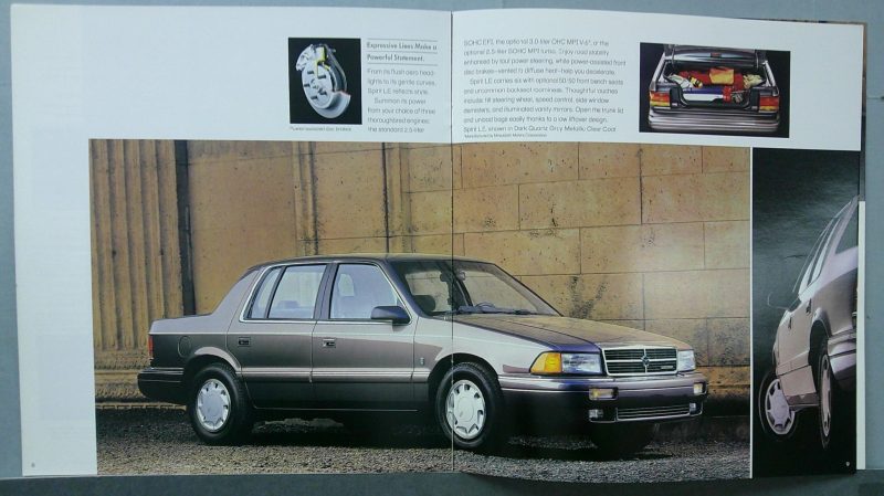 1990 Dodge Spirit Sales Catalog | Merrick Auto Museum