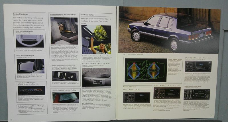 1990 Dodge Spirit Sales Catalog | Merrick Auto Museum