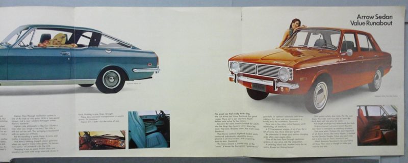 1969 Chrysler Sunbeam Sales Folder | Merrick Auto Museum