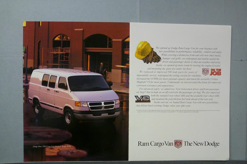 1998 Dodge Ram Passenger Wagon Sales Catalog | Merrick Auto Museum