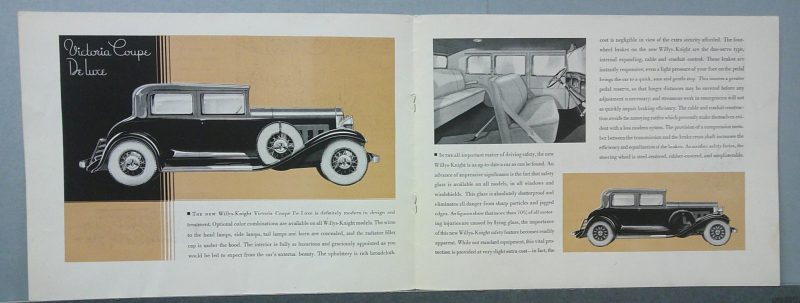 1931 Willys-Knight Sales Catalog | Merrick Auto Museum