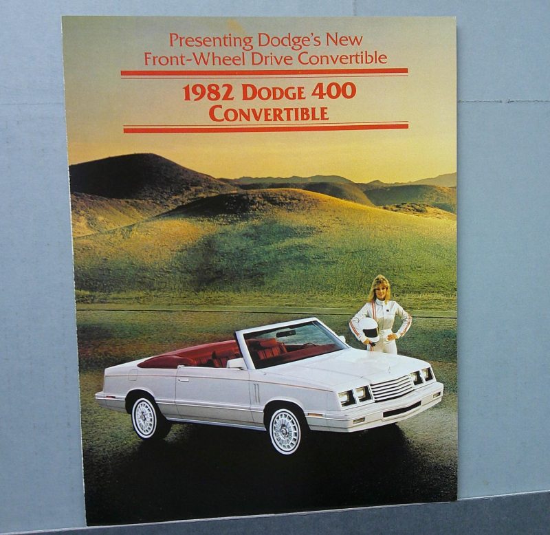 1982 Dodge 400 Convertible Sales Folder | Merrick Auto Museum