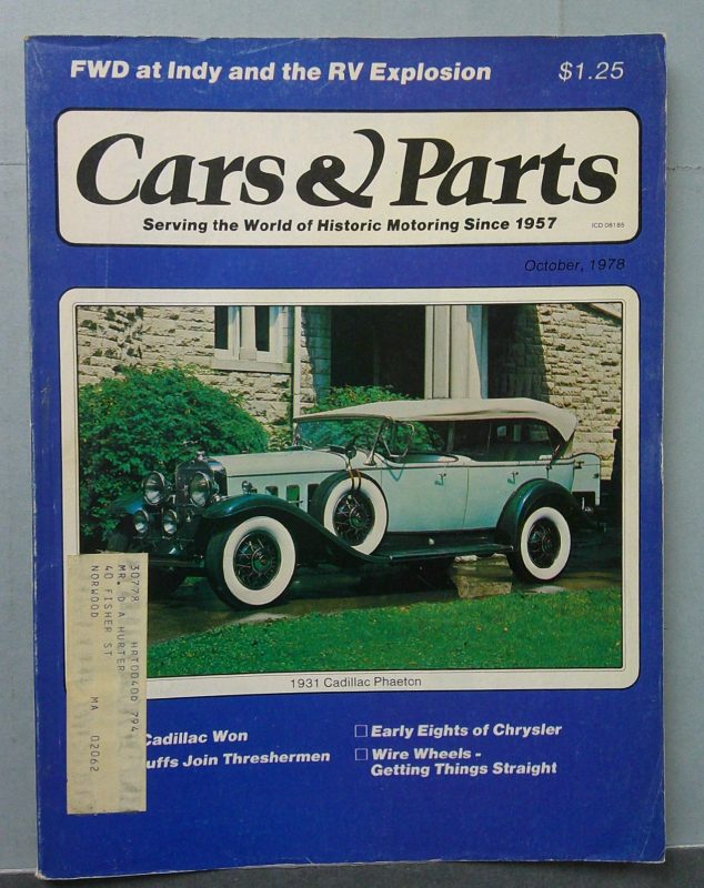 Cars & Parts Magazine- October, 1978 | Merrick Auto Museum