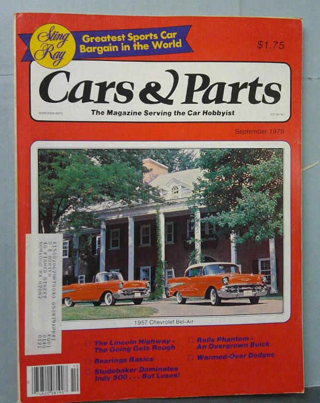Cars & Parts Magazine- September, 1979 | Merrick Auto Museum