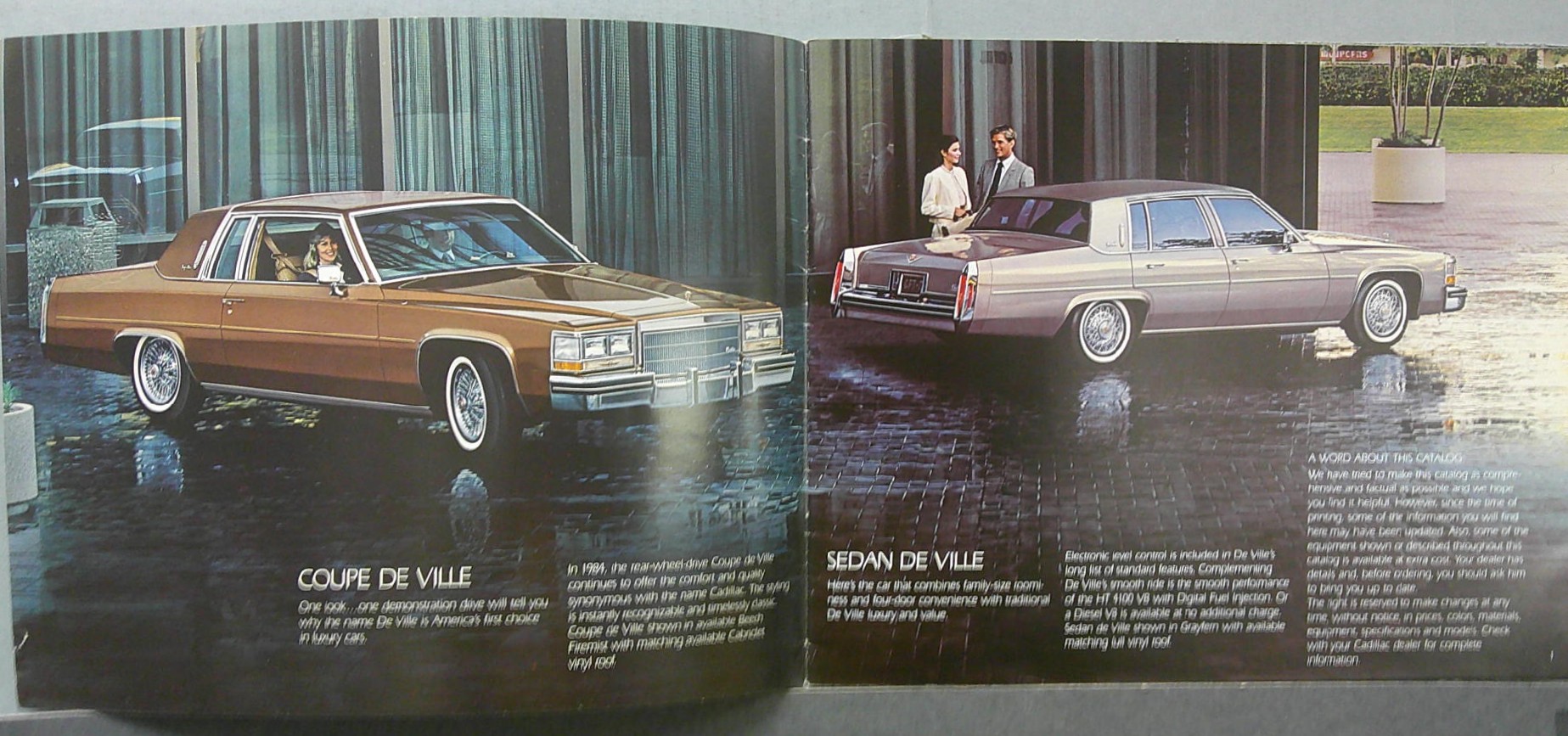 1984 Cadillac Deville and Fleetwood Brougham Sales Catalog | Merrick ...