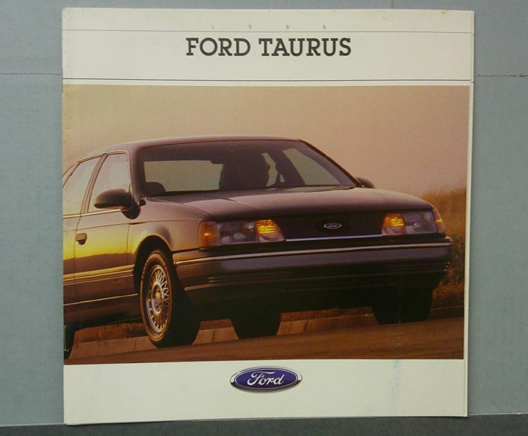 1988 Ford Taurus Sales Catalog | Merrick Auto Museum