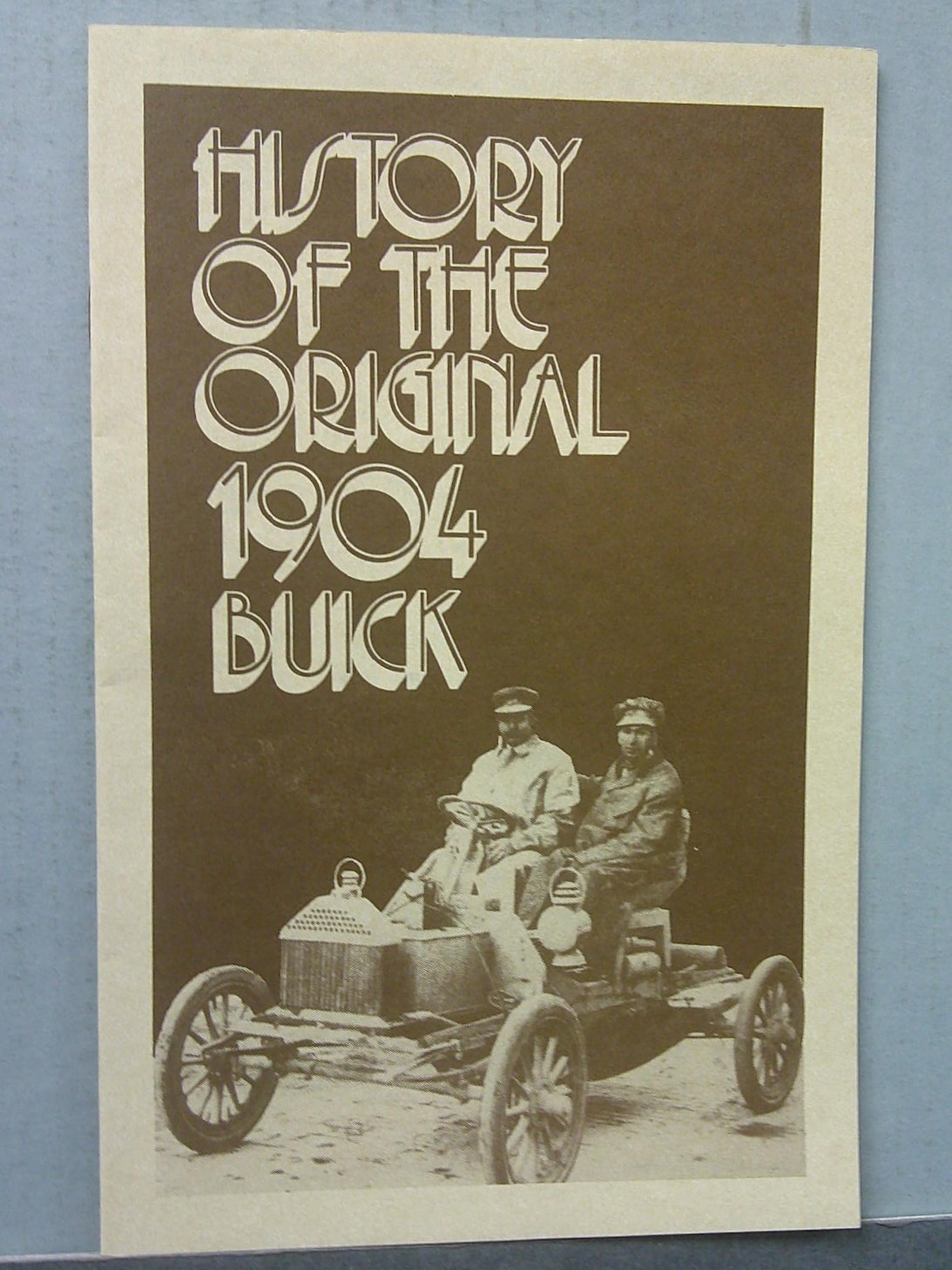 1904 Buick History Brochure | Merrick Auto Museum