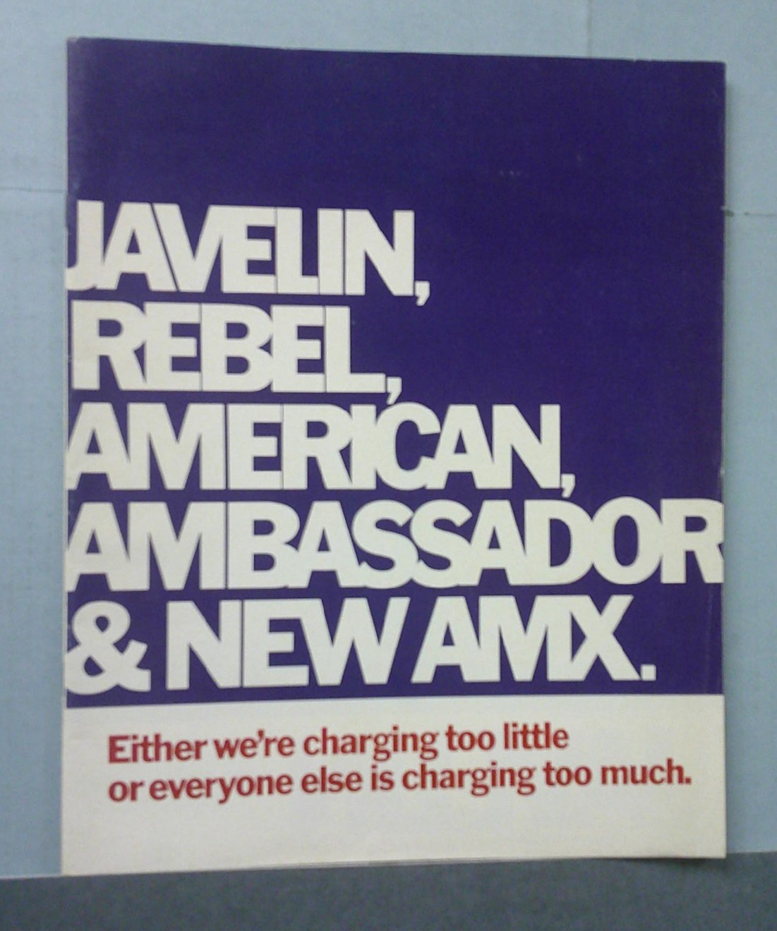 1968 AMC Sales Catalog | Merrick Auto Museum