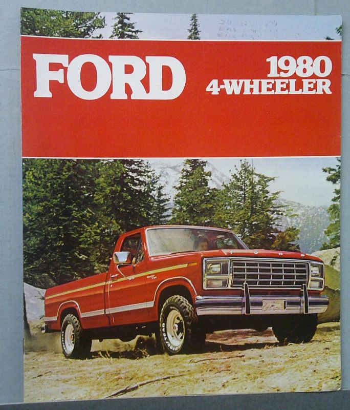 1980 Ford 4-Wheeler Sales Catalog | Merrick Auto Museum